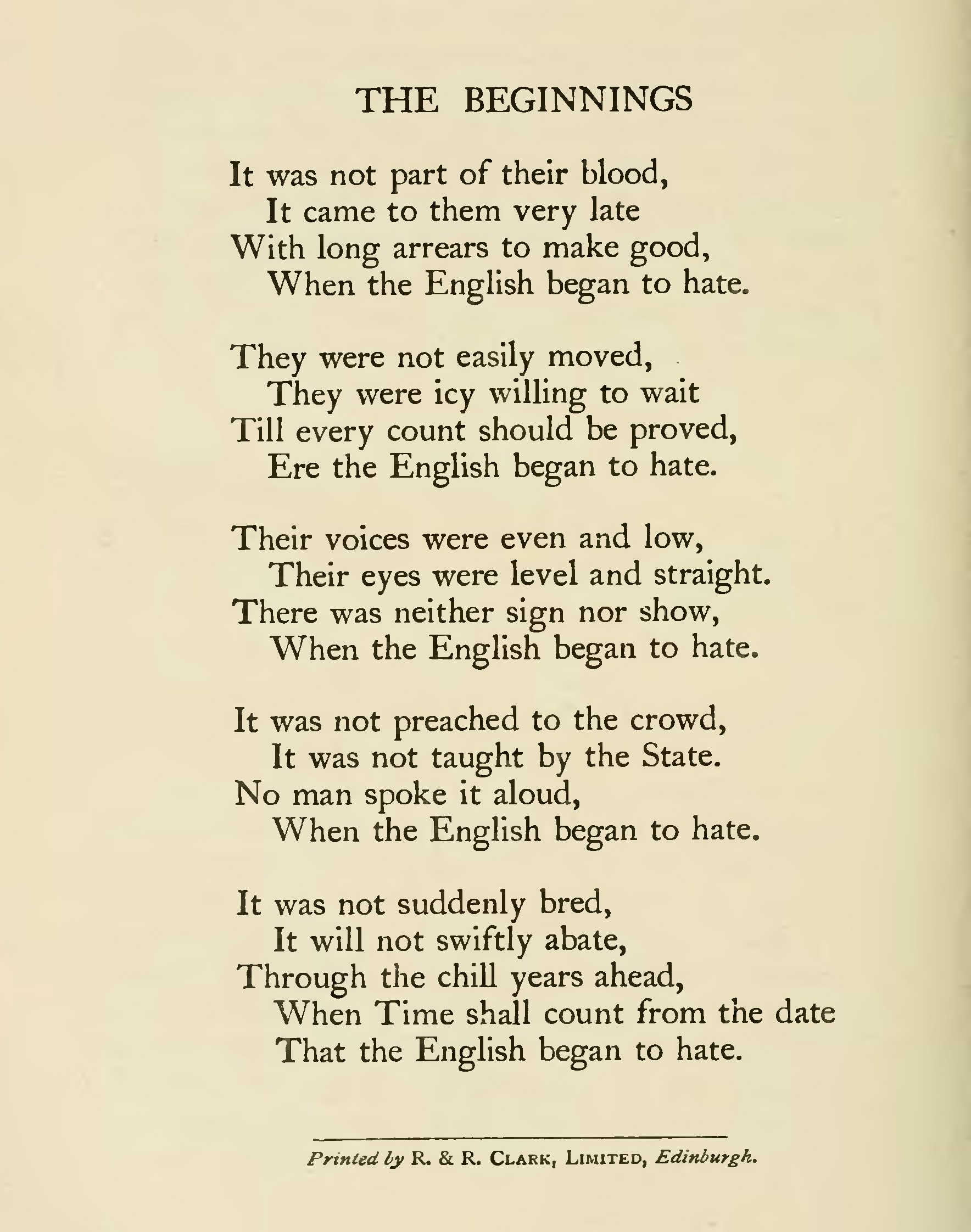 The beginnings – Die schwärzeste Stunde des Westens